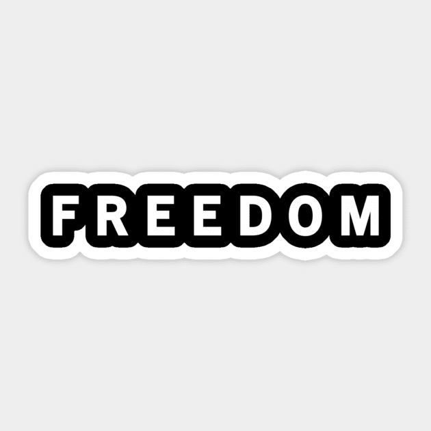Freedom Bold Typography Charlie Kirk Tribute Shirt T-Shirt - Freedom ...