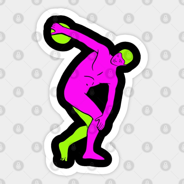 Discobolus Disc Thrower Sculpture 80s Minimal Artwork - Minimal ...