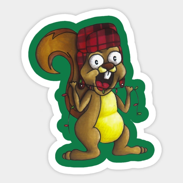 Earl the Squirrel - Universal Orlando - Sticker | TeePublic