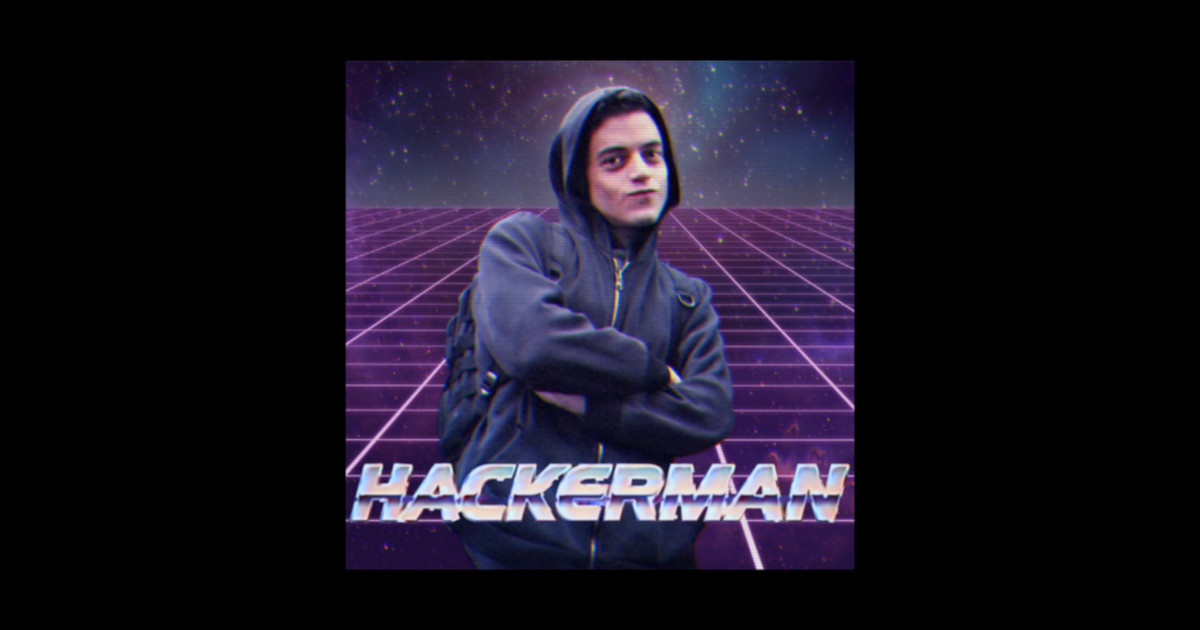 Hackerman Mr Robot Elliot - Hackerman Mr Robot Elliot - Sticker | TeePublic