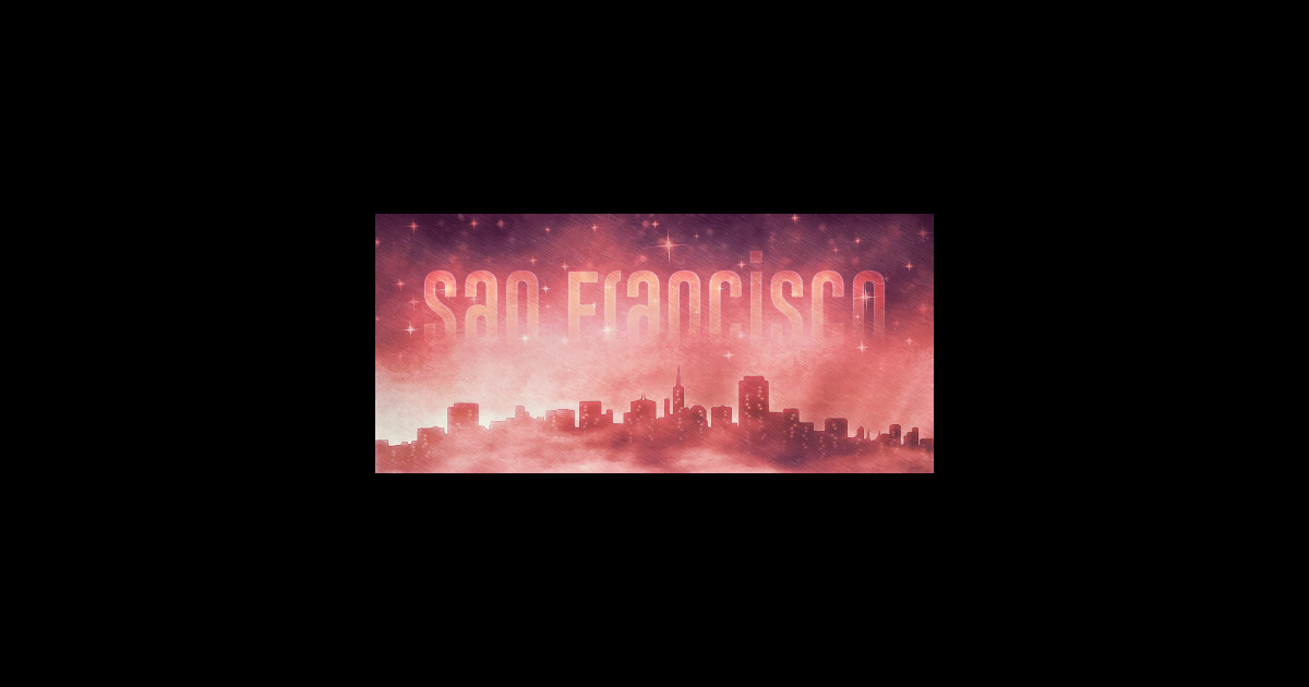 San Francisco Skyline - Bay Area - Sticker | TeePublic