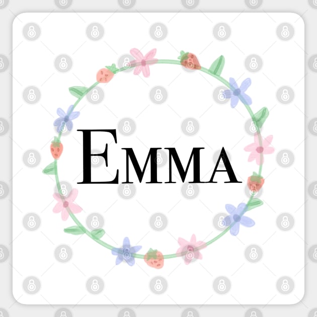 Emma name design - Name - Sticker | TeePublic