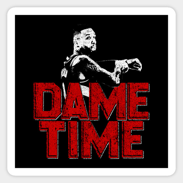 Dame Time (Variant) - Basketball - Sticker | TeePublic
