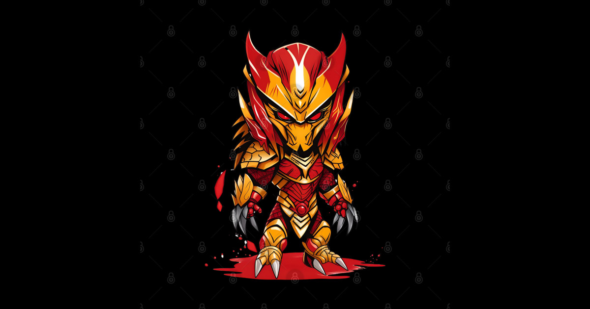 Chibi Alien Predator - Cute Extraterrestrial Hunter - Chibi Alien ...