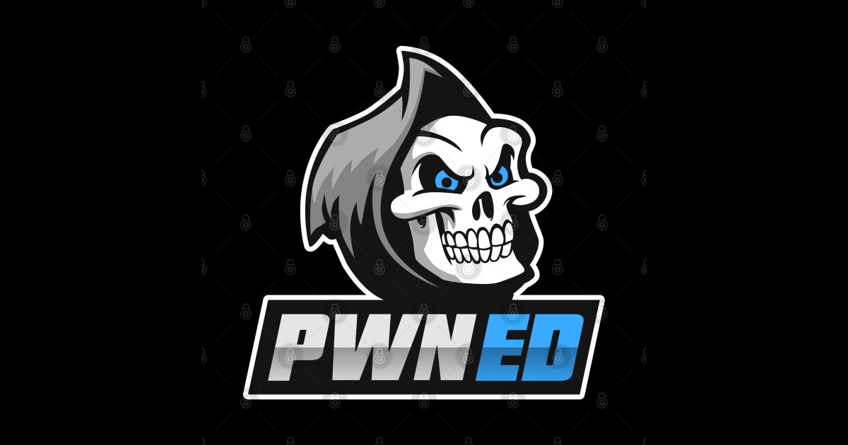 Cyber security - Hacker - PWNED Blue - Pwned - Sticker | TeePublic