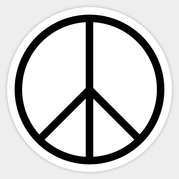 Peace sign - Peace Sign - Sticker | TeePublic