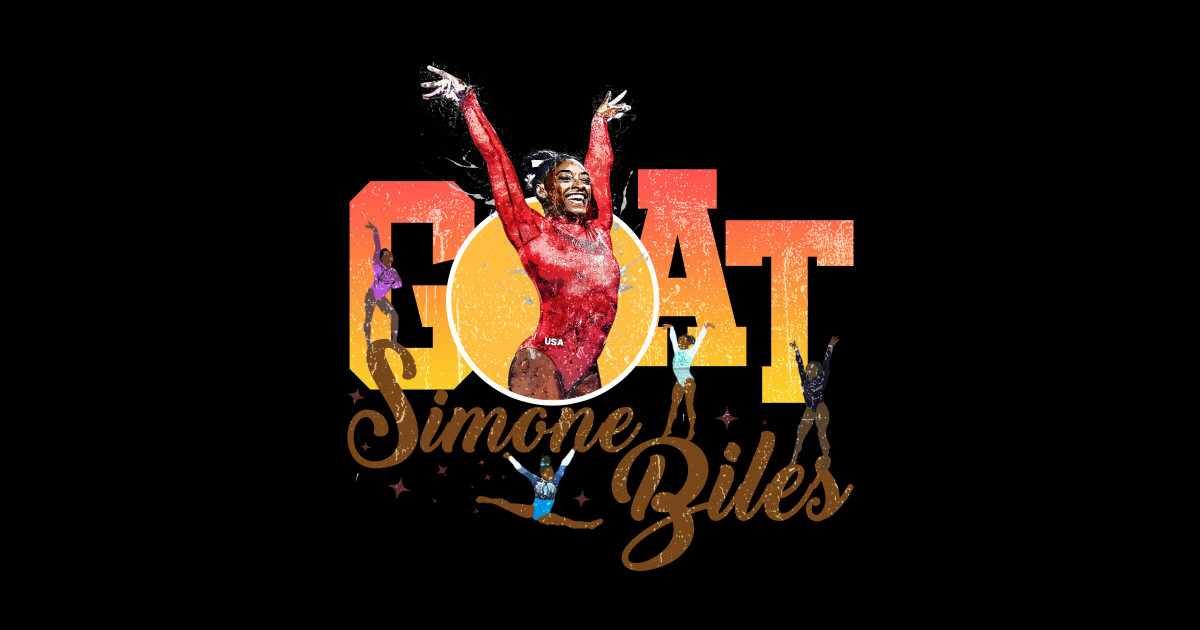 Goat Simone Biles - Simone Biles - Sticker | TeePublic