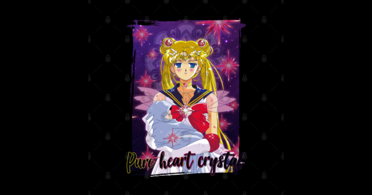 Pure Heart Crystal - Sailor Moon - T-Shirt | TeePublic