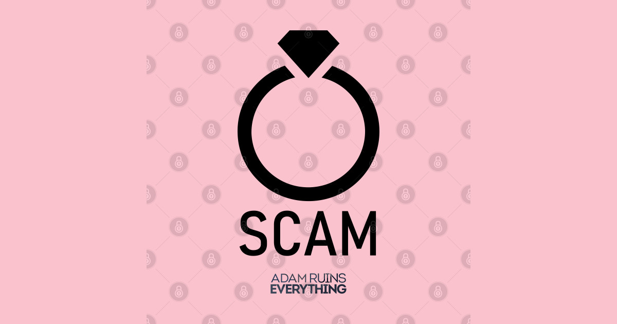 Engagement Rings Are a Scam - Adam Ruins Everything - T-Shirt | TeePublic