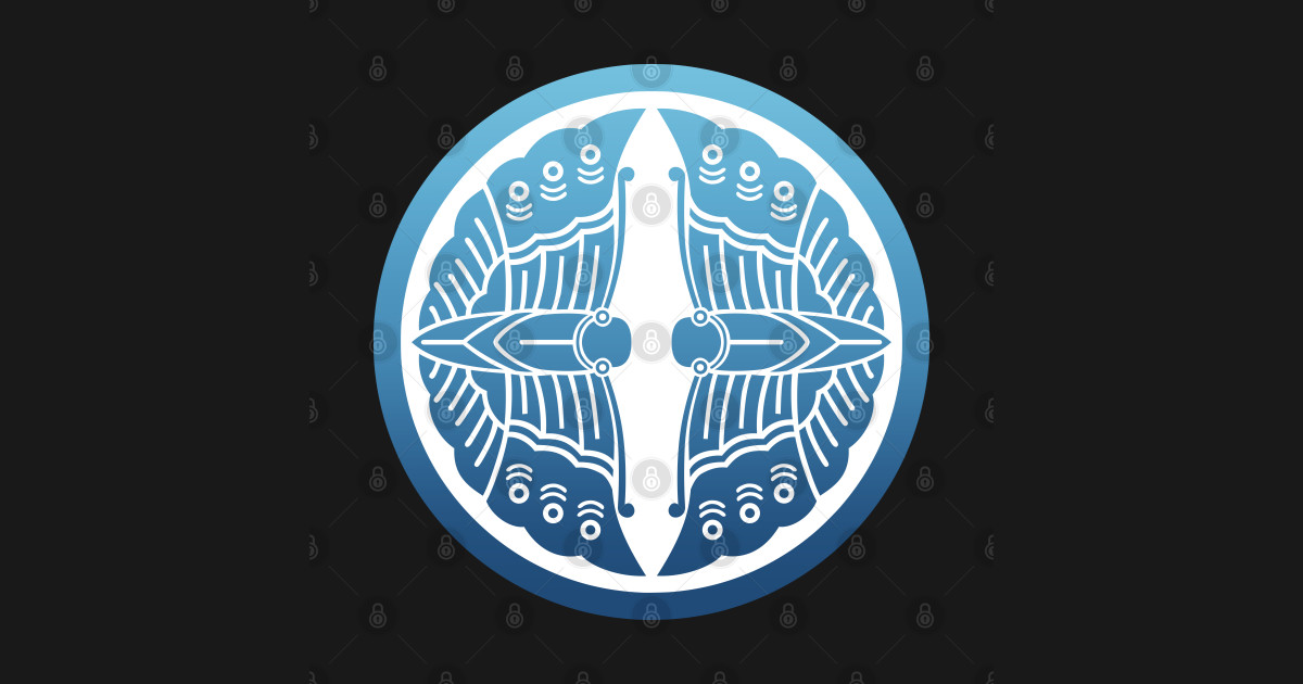 Otani Kamon Mukai Cho Samurai Crest T Shirt Teepublic
