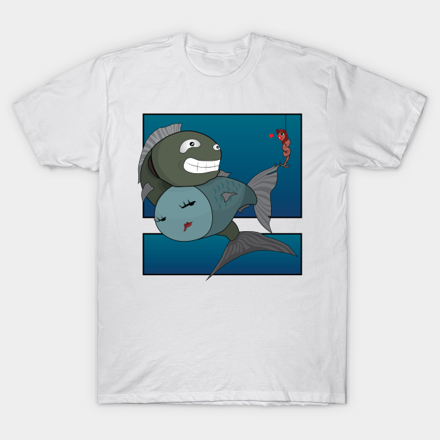 Funny Fishing Comic - Funny Fishing - T-Shirt | TeePublic