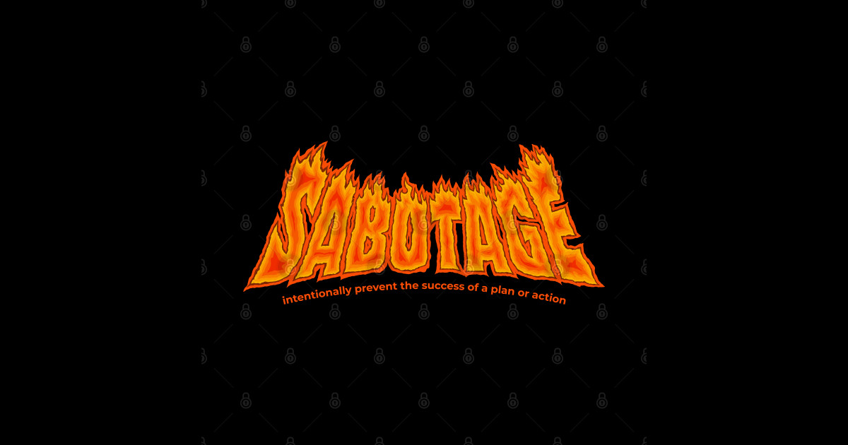 Sabotage word lettering art typography quotes - Lettering Typography ...