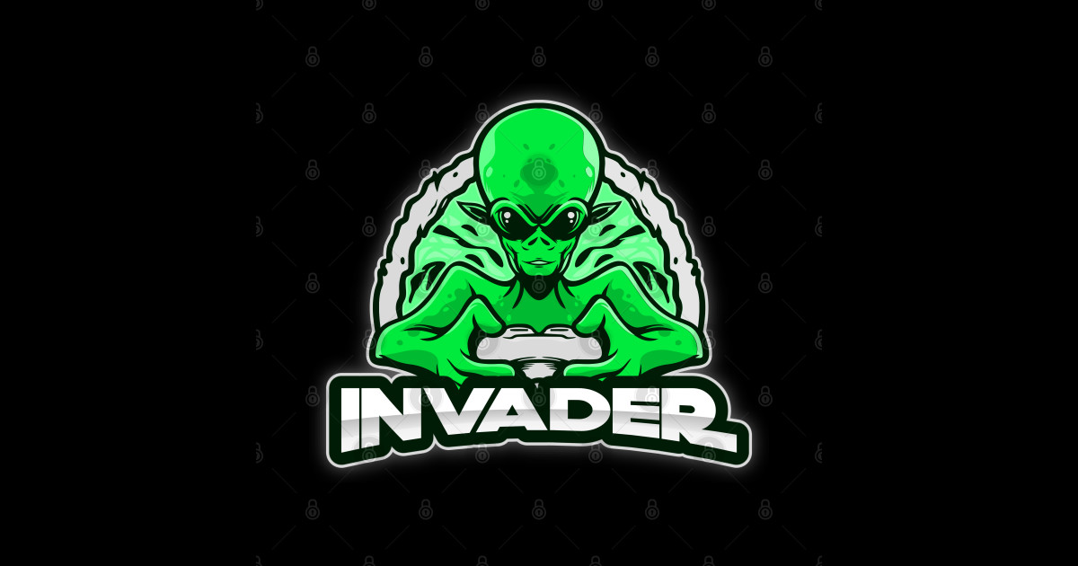Alien invader - Alien Invader - Posters and Art Prints | TeePublic