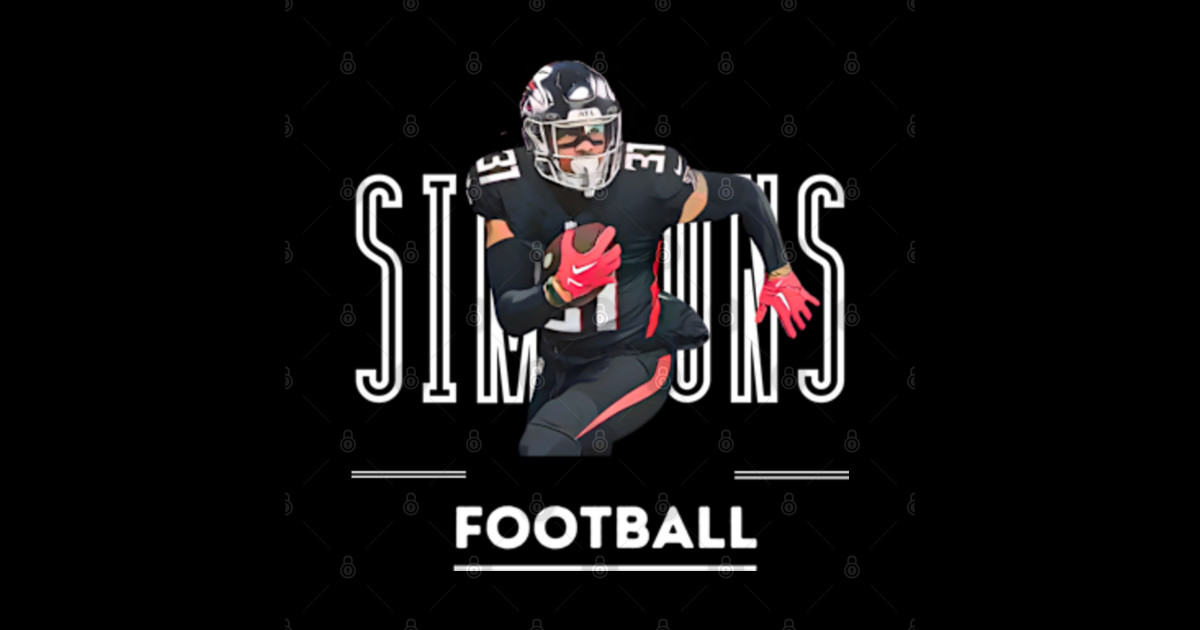 Justin Simmons Falcons - Justin Simmons - Sticker | TeePublic