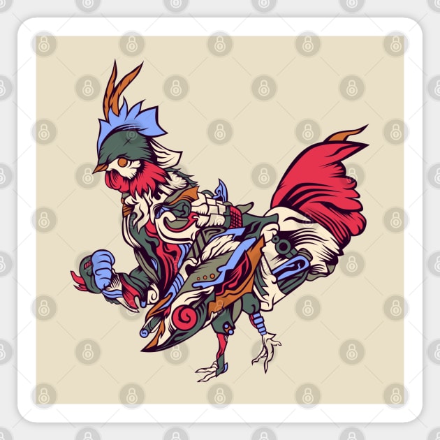 destroyer chicken vector illustration - Destroyer Chicken Vector ...