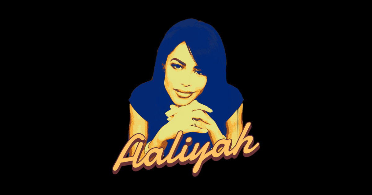 aaliyah vintage - Aaliyah - Sticker | TeePublic