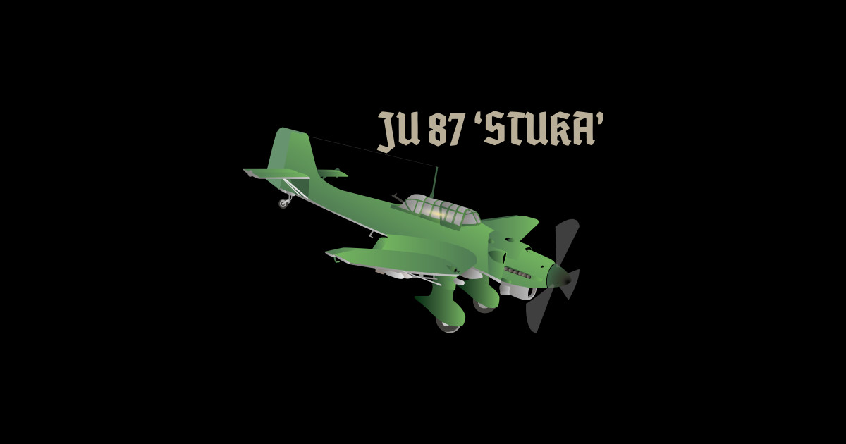 Junkers Ju 87 Stuka Bomber Airplane - Stuka - Sticker | TeePublic
