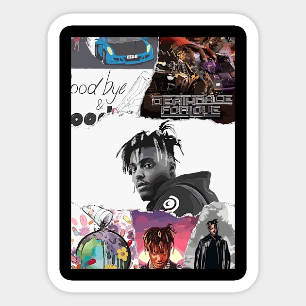 Juice Wrld Rap Rapper - Juice Wrld - Sticker | TeePublic