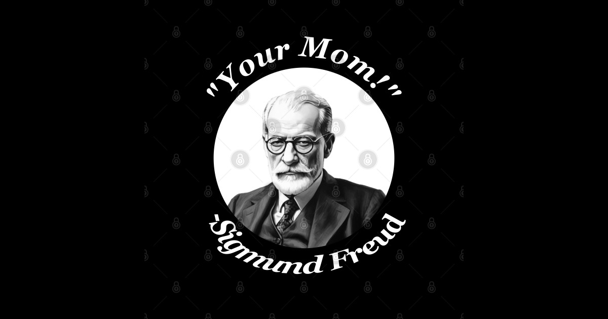 Dr. Freud's Sick Burn! - Sigmund Freud - Sticker | TeePublic