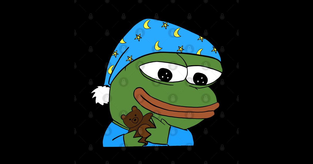 bedtime pepe - sleepo peepo - Pepe - T-Shirt | TeePublic