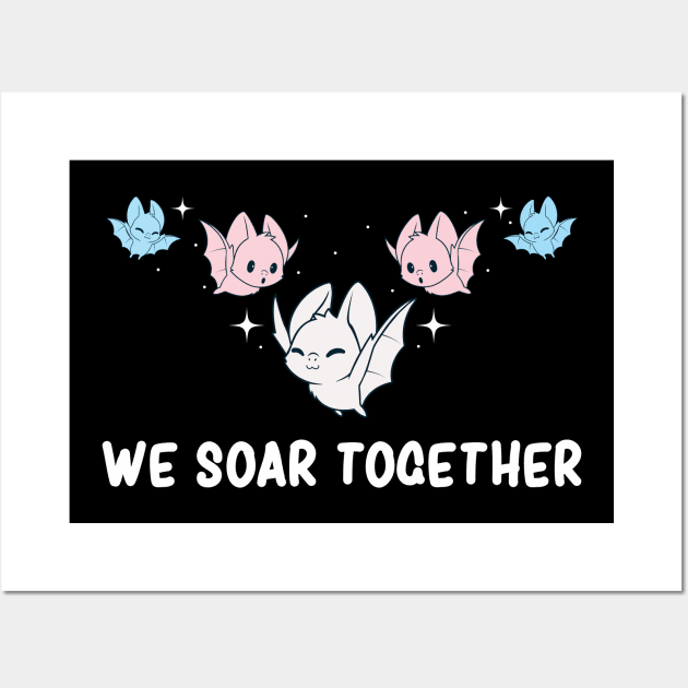Transgender Pride Flag Lgbt Month Cute Trans Bat - Transgender Pride ...