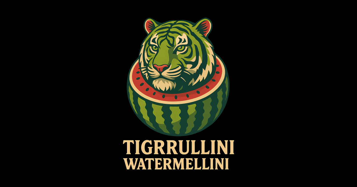 Tigrrullini Watermellini – Italian Brainrot Tiger Melon - Italian ...