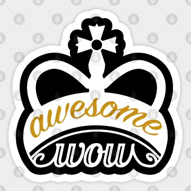 hamilton crown - Hamilton - Sticker | TeePublic