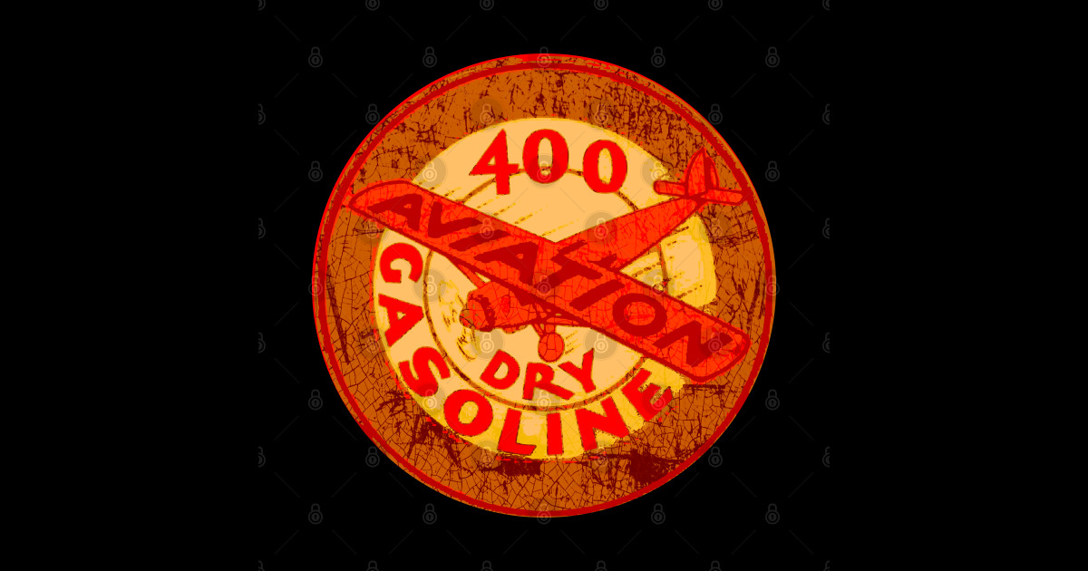 400 Aviation Gas - Ethyl - Sticker | TeePublic