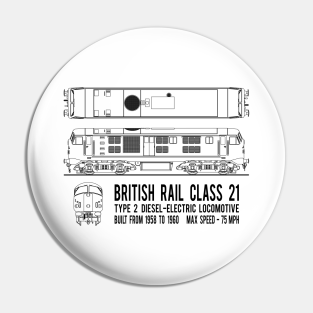 British Rail Class 21 Blueprints Pins and Buttons for Sale | TeePublic