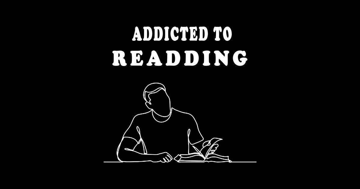 Addicted To Reading - Addicted To Reading Addicted To Reading - Sticker ...