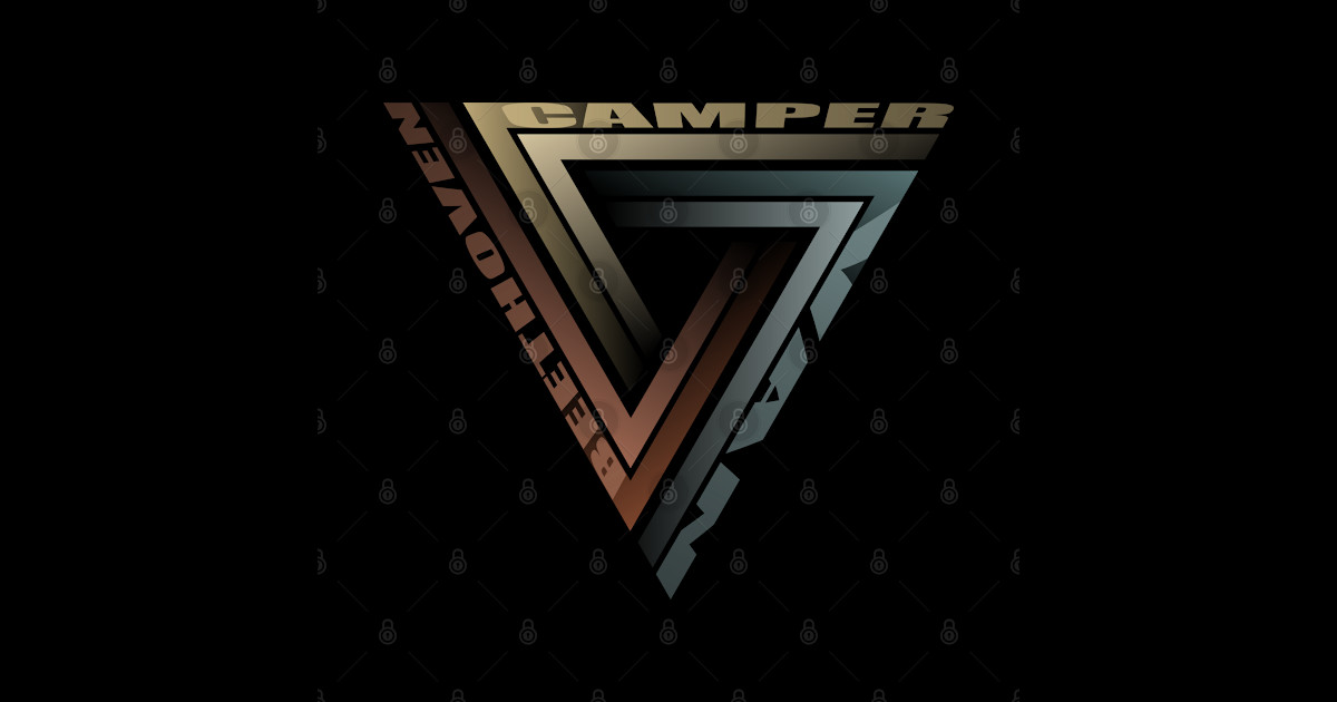 Camper Van Beethoven Triangle Art - Musician - Sticker | TeePublic