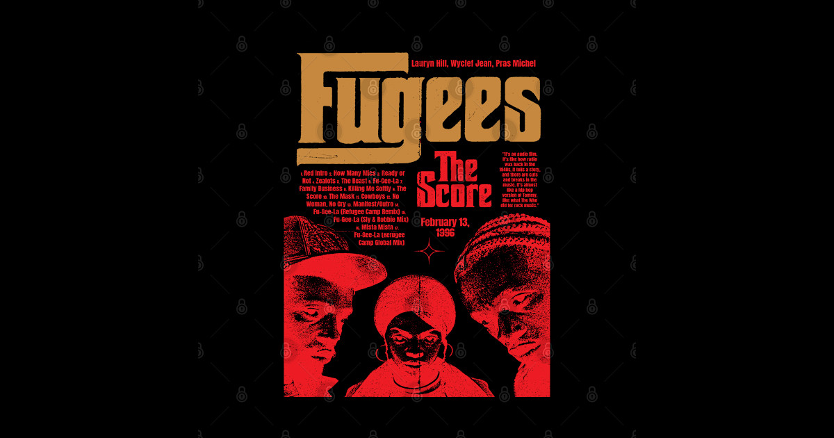 Vintage Fugees - Fugees - Sticker | TeePublic
