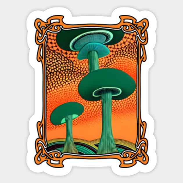 Mushroom Magic - Mushrooms - Sticker | TeePublic