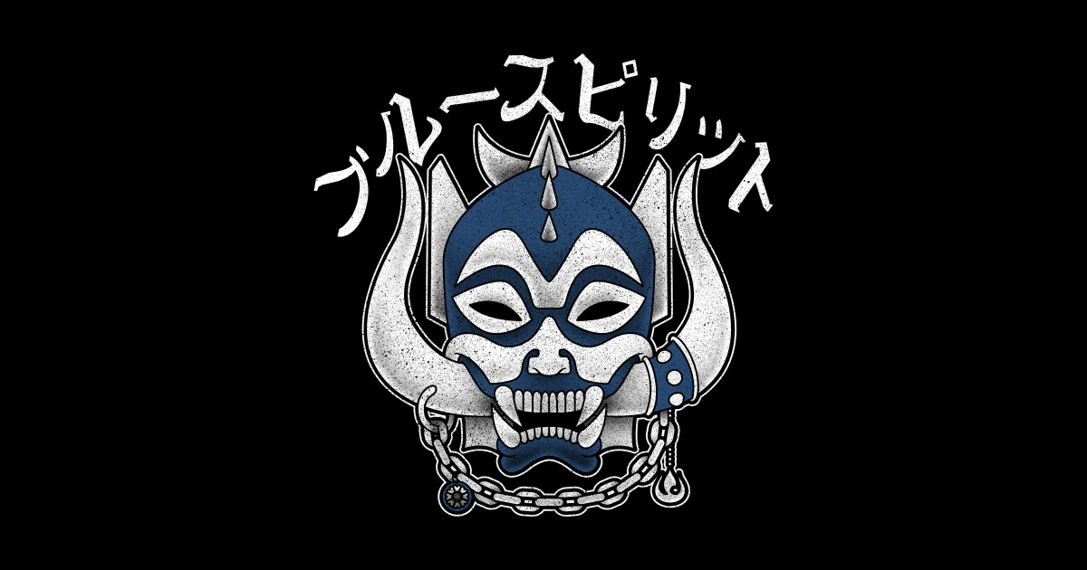 Blue Spirit - Rock And Roll - Sticker | TeePublic