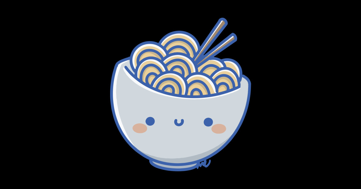 Kawaii Noodles – Slurp in Style! - Kawaii - Sticker | TeePublic