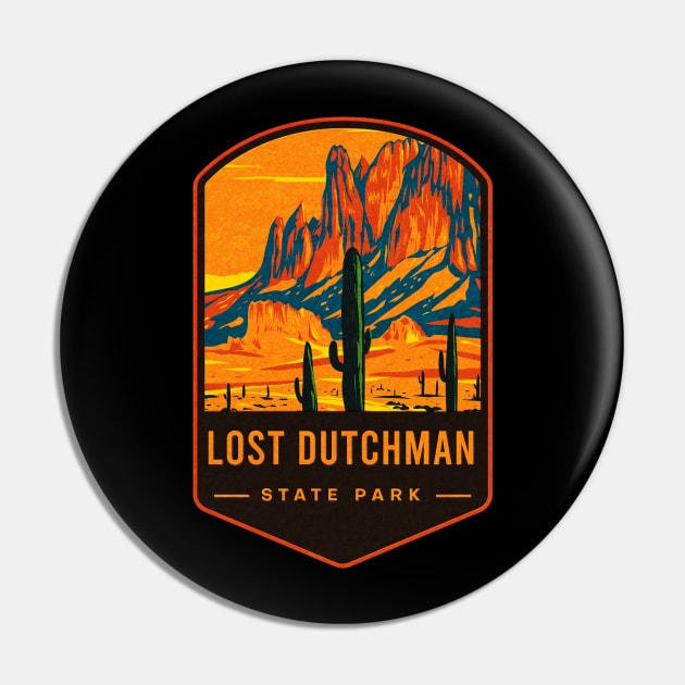 Lost Dutchman State Park - Lost Dutchman State Park - Pin | TeePublic