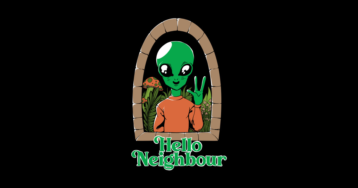 Hello Neighbour - Comedy - Sticker | TeePublic