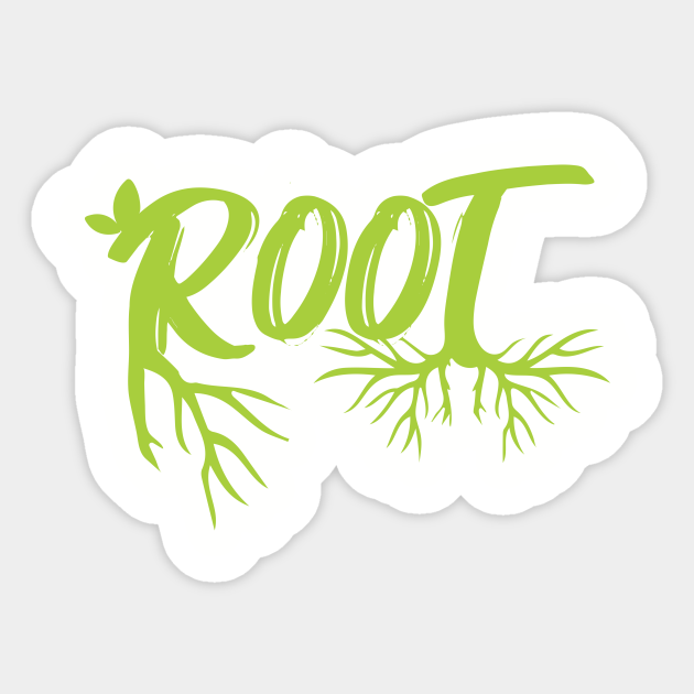 Authentic Root Logo - Root - Sticker | TeePublic