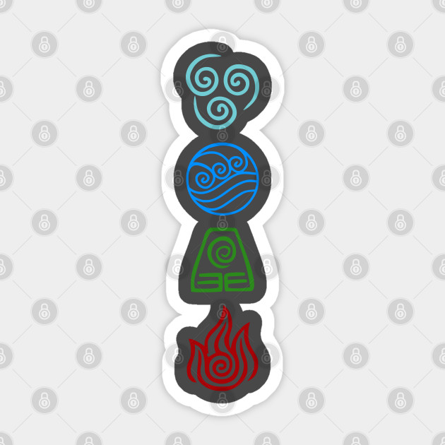 The Four Elements - Four Elements - Sticker | 20% OFF Today Sale ...