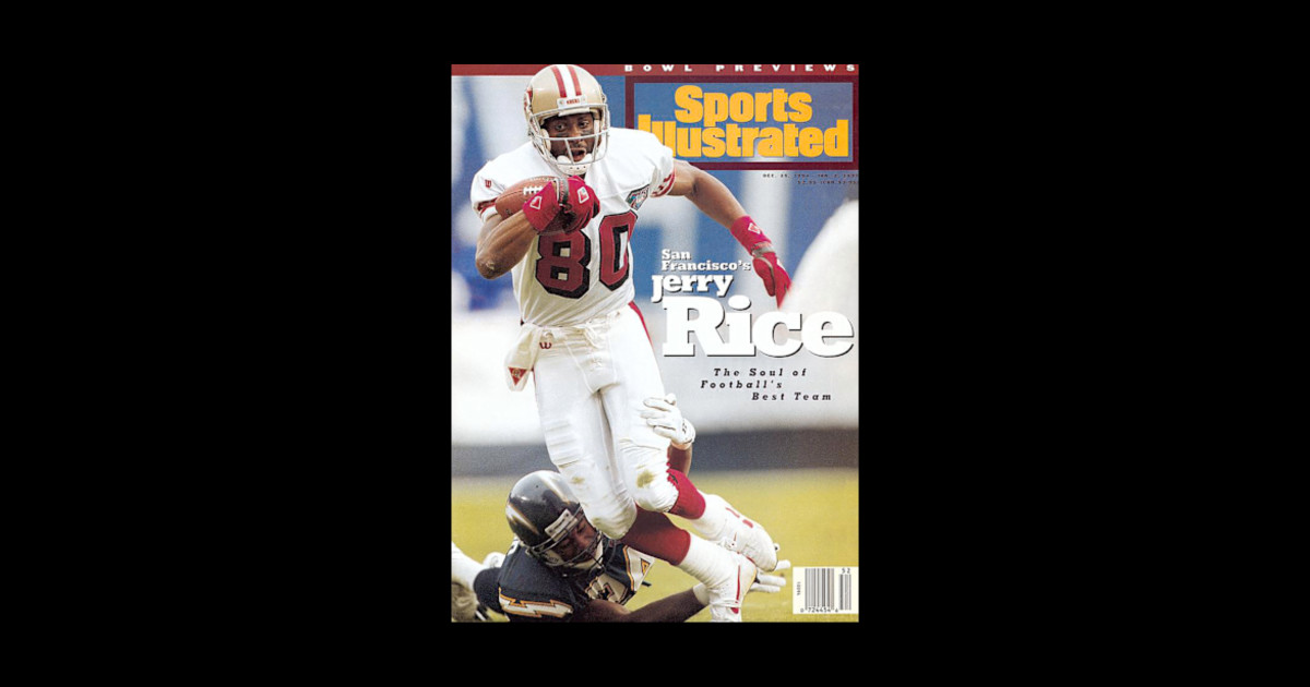 Jerry Rice Sports Illustrated - Jerry Rice - Sticker | TeePublic