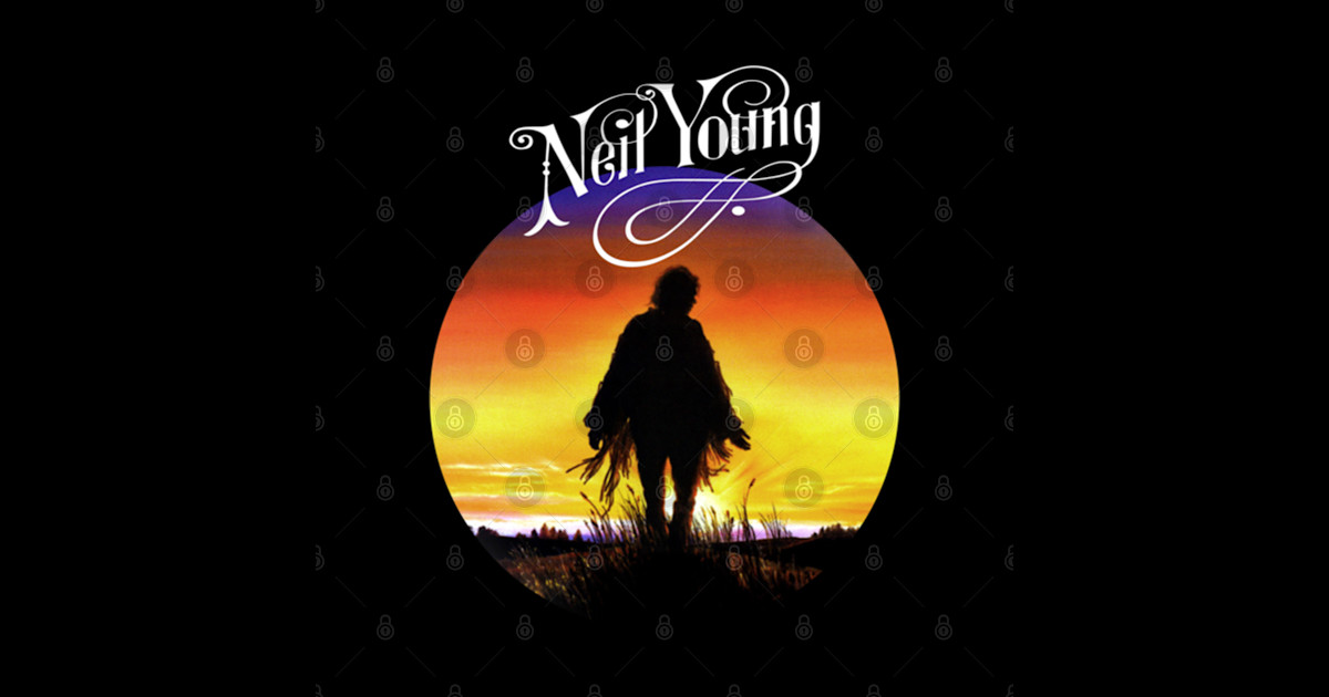 Neil Young Caricature - Neil Young - Sticker | TeePublic