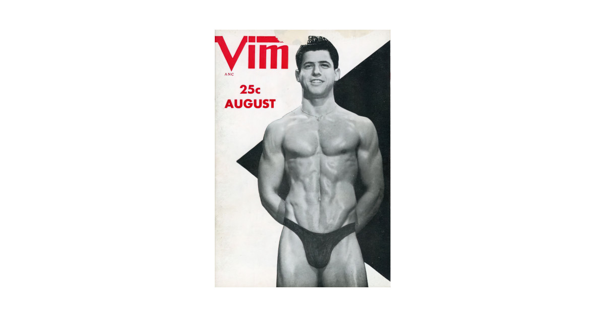 VIM Physique - Vintage Physique Muscle Male Model Magazine Cover - Vintage Male Physique - T ...