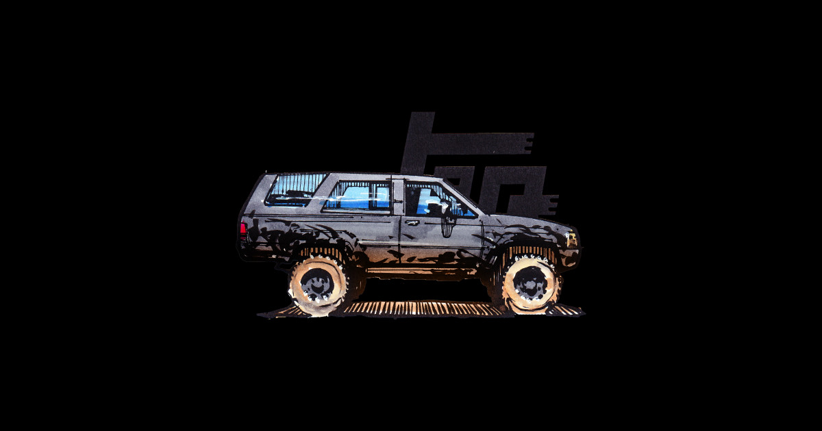 1st Gen 4Runner TRD - Grey - 4runner - Sticker | TeePublic