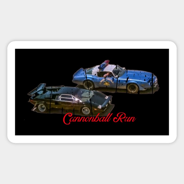 CANNONBALL RUN - Cannonball Run - Sticker | TeePublic