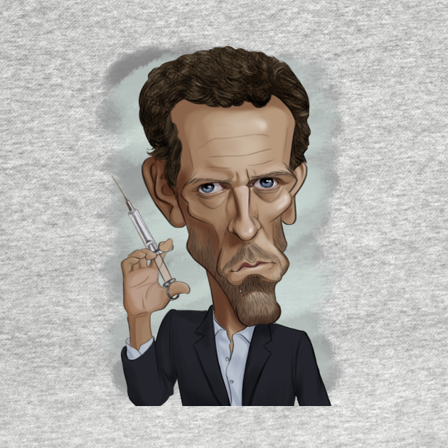 Doctor House caricature - Dr House - Kids T-Shirt | TeePublic