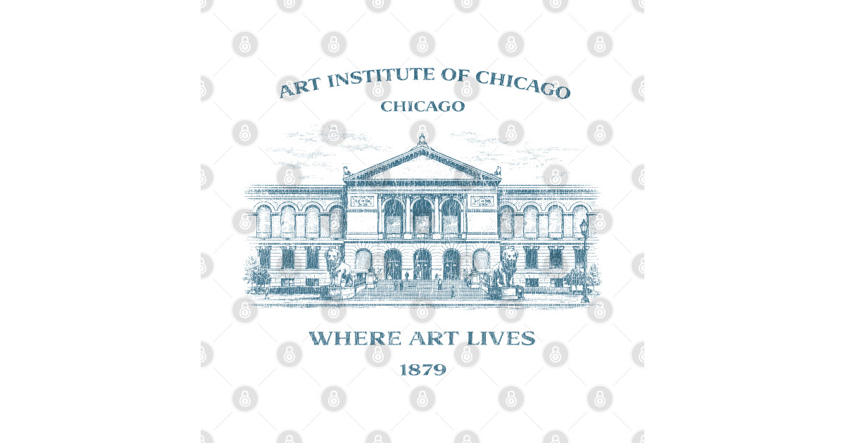 Art Institute of Chicago Design - Art Institute Of Chicago - T-Shirt ...