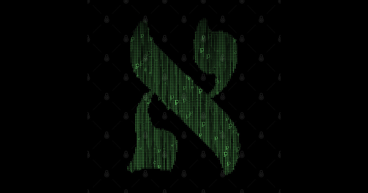Hebrew Letter Alef Matrix Style - Hebrew Typography - Sticker | TeePublic