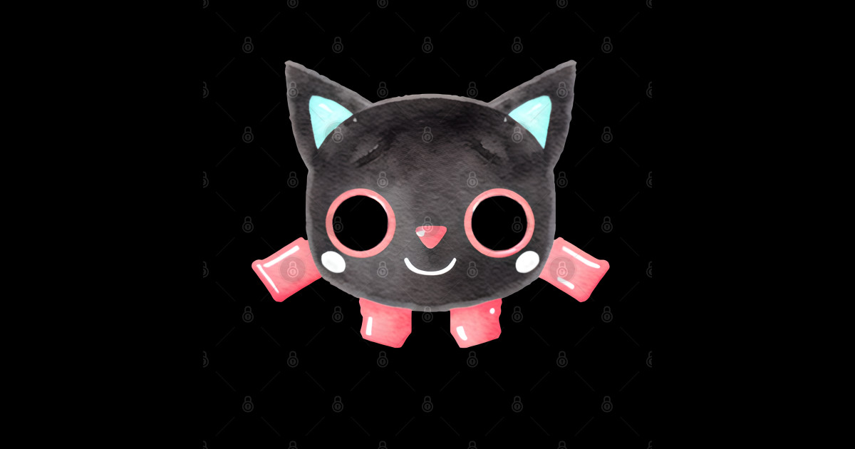 Happy Kitty Bot - Cat Robot Head - Sticker | TeePublic