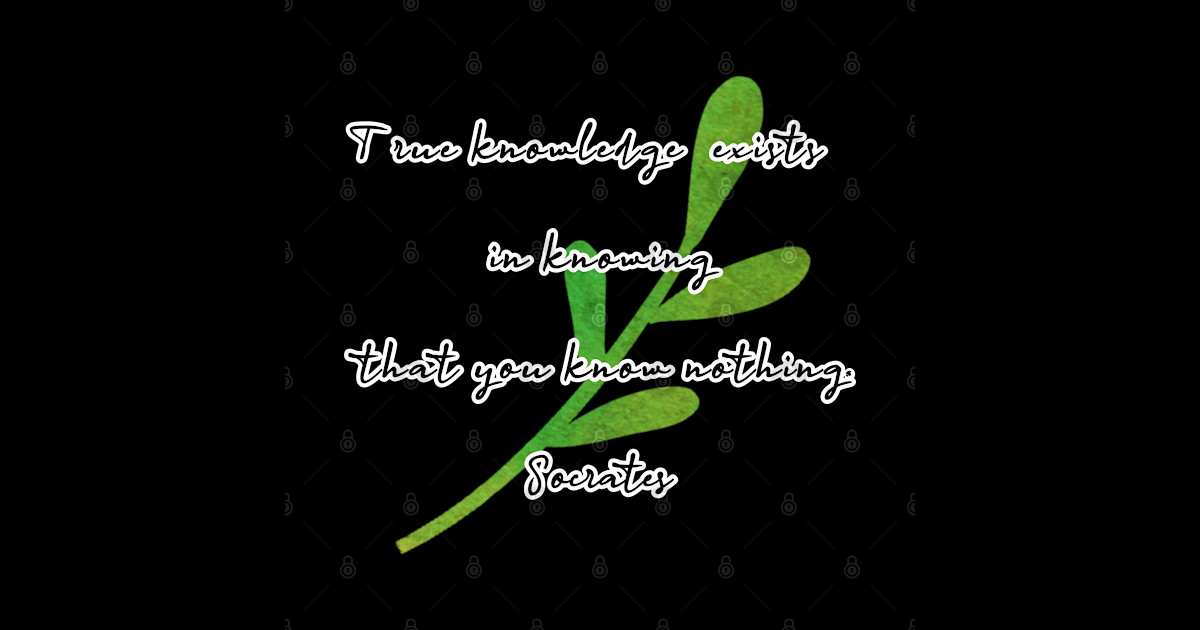 socrates quote - Socrates Quote - Sticker | TeePublic