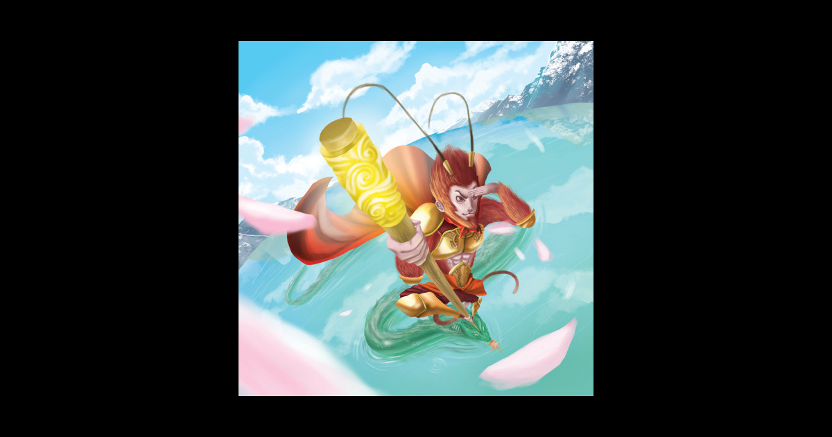 Monkey King II - Monkey King - Sticker | TeePublic